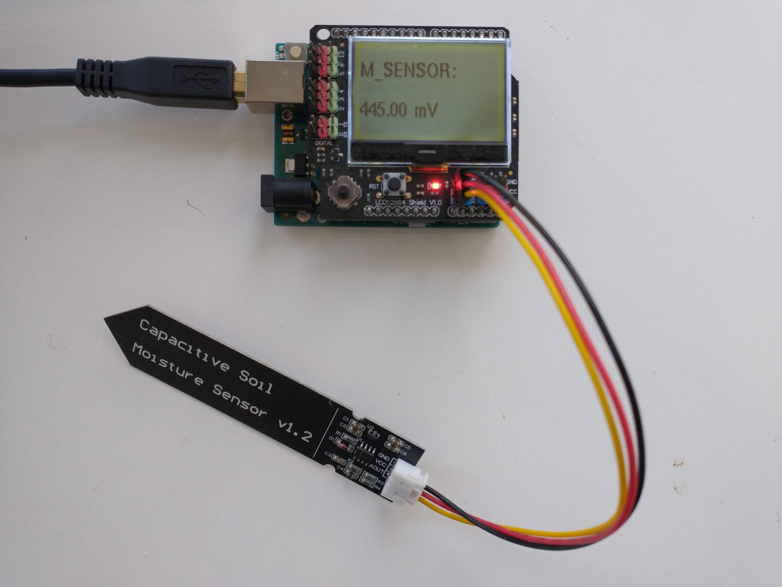 Calibrating a capacitive moisture/water content sensor for hydroponics ...